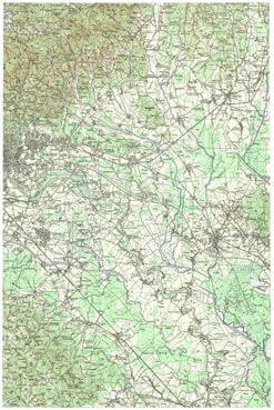 Topografska Karta JNA 1:100.000