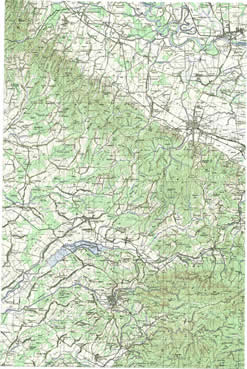 Topografska Karta JNA 1:100.000
