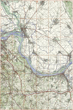 Topografska Karta JNA 1:100.000